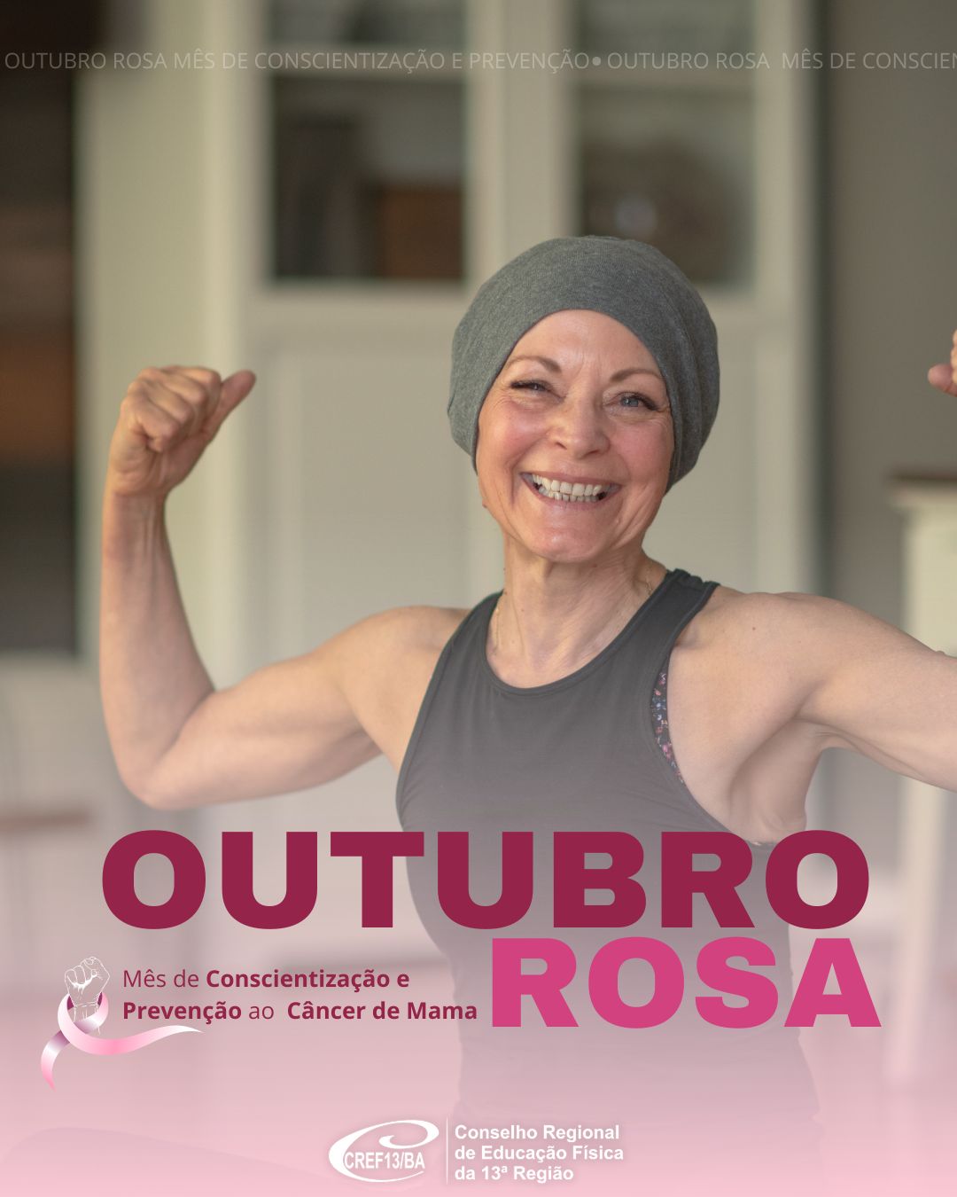 Outubro Rosa: Previna-se e cuide da sua saúde! – CREF13/BA